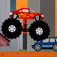 Monster Truck Destroyer - Arcade Hippo